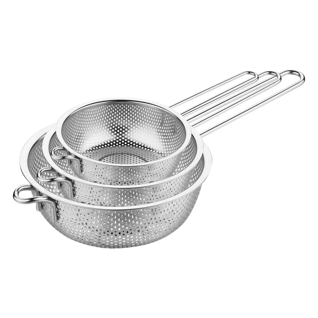 Shop Perforated Colander - Steel Kitchen Strainer | OzGalore