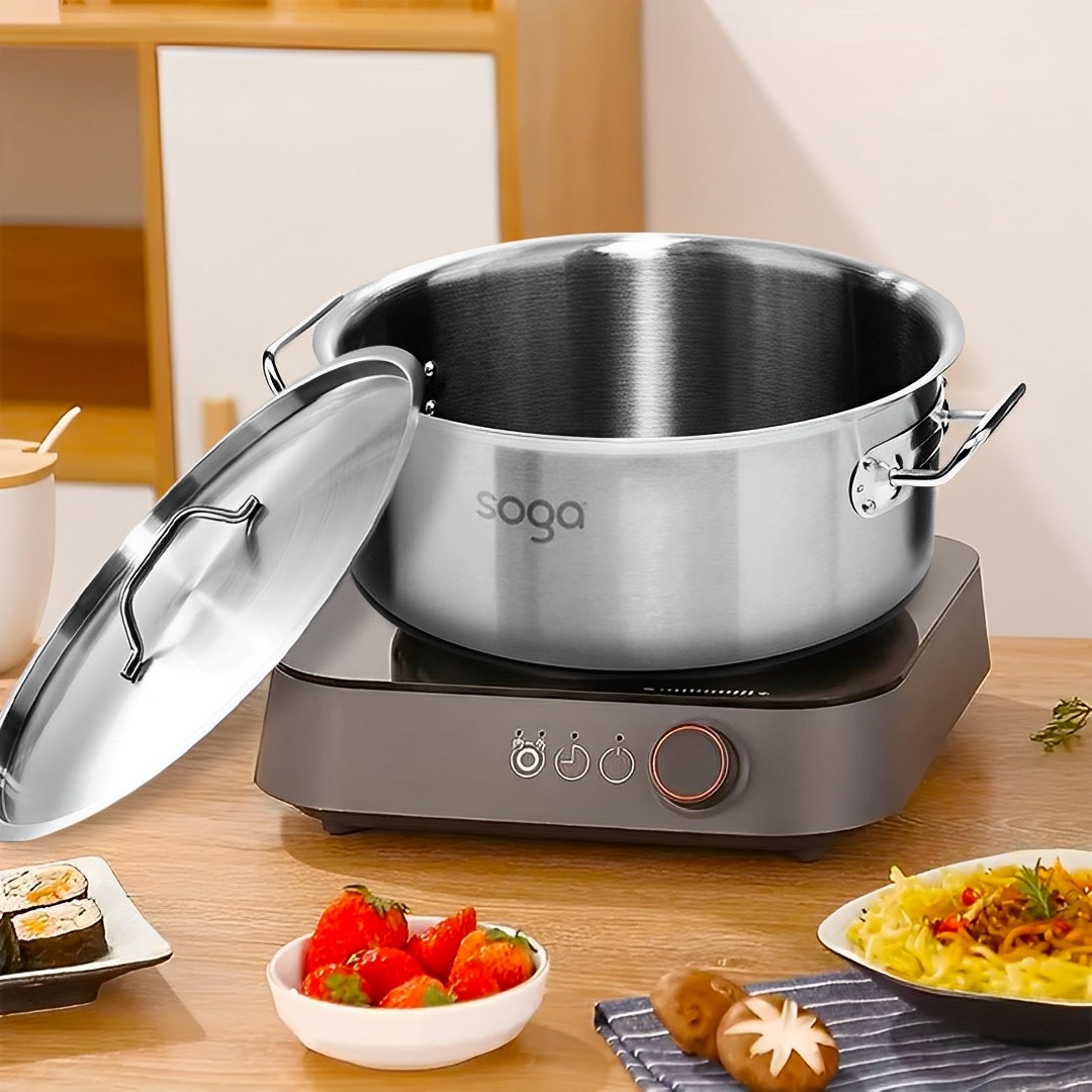 Shop Stainless Stock Pot - Premium Cookware | OzGalore