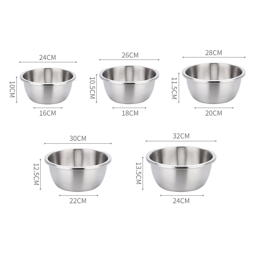Shop Stackable Mixing Bowls. Free Delivery - OzGalore