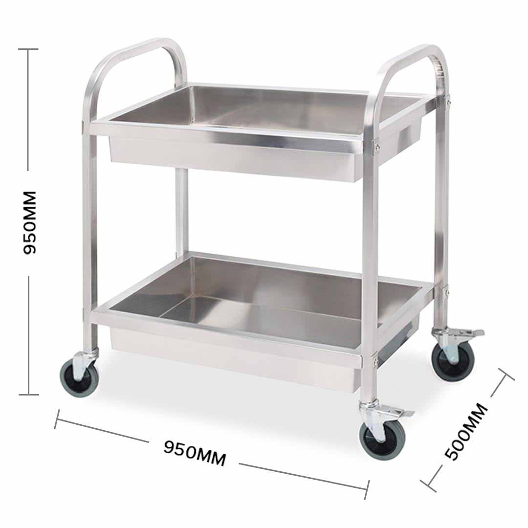 Shop Stainless Steel Kitchen Trolley | Hot Deals - OzGalore
