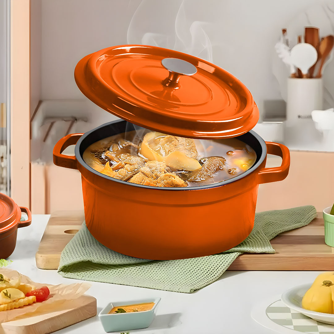 Shop Cast Iron Stew Pot - High-Quality Cookware | OzGalore
