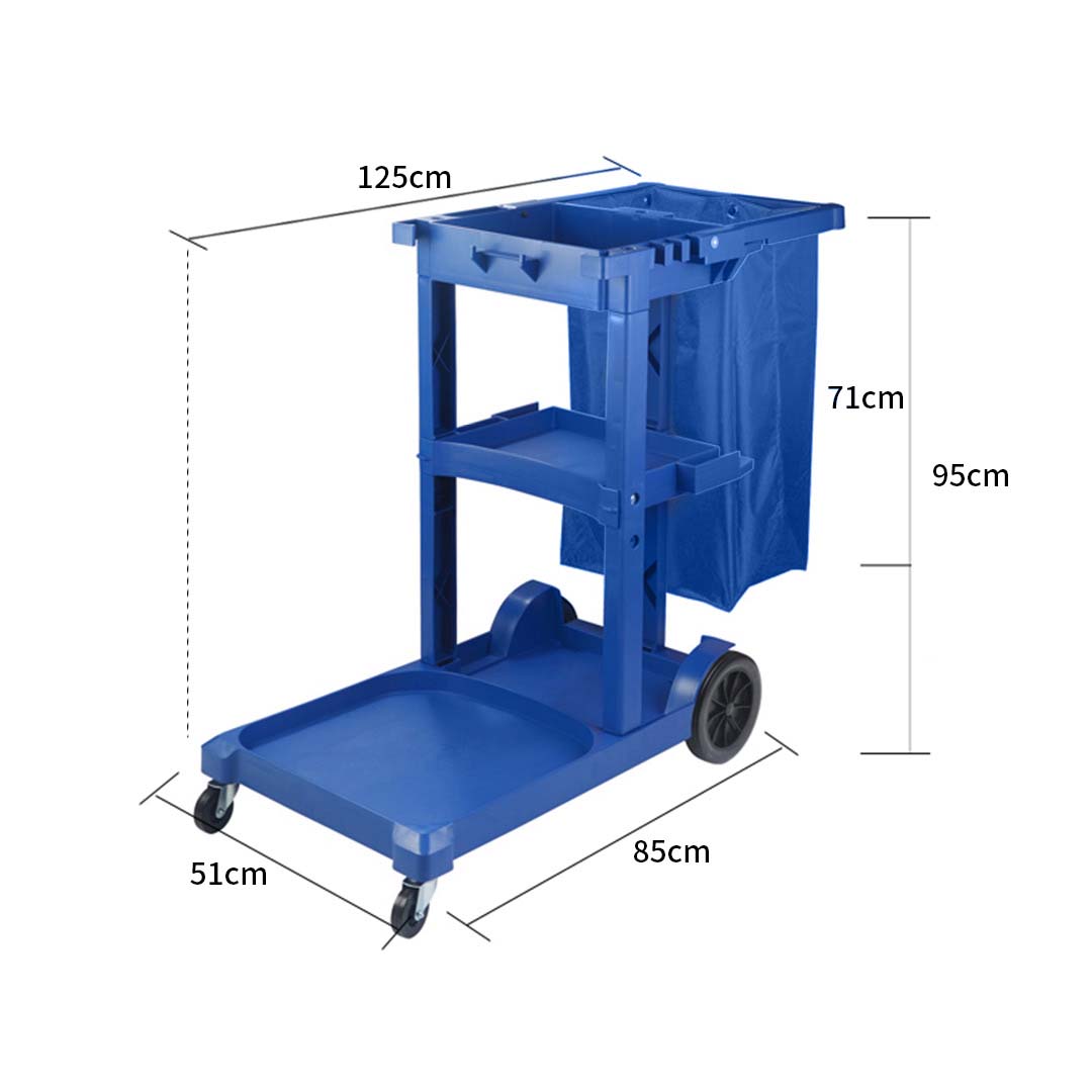 Shop Rubbish Trolley | Convenient Waste Disposal - OzGalore