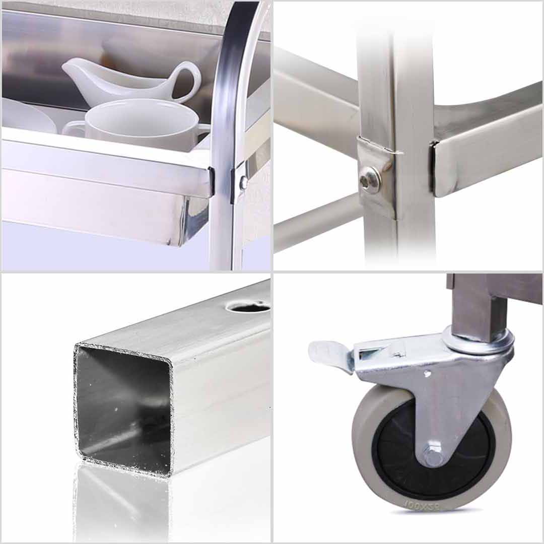 Shop Stainless Steel Kitchen Trolley | Hot Deals - OzGalore